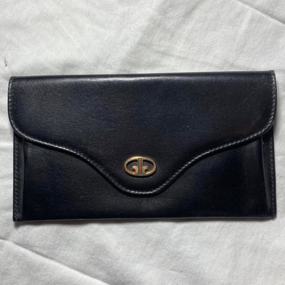 Gucci | Bags | Vintage Gucci Leather Hand Wallet Clutch | Poshmark